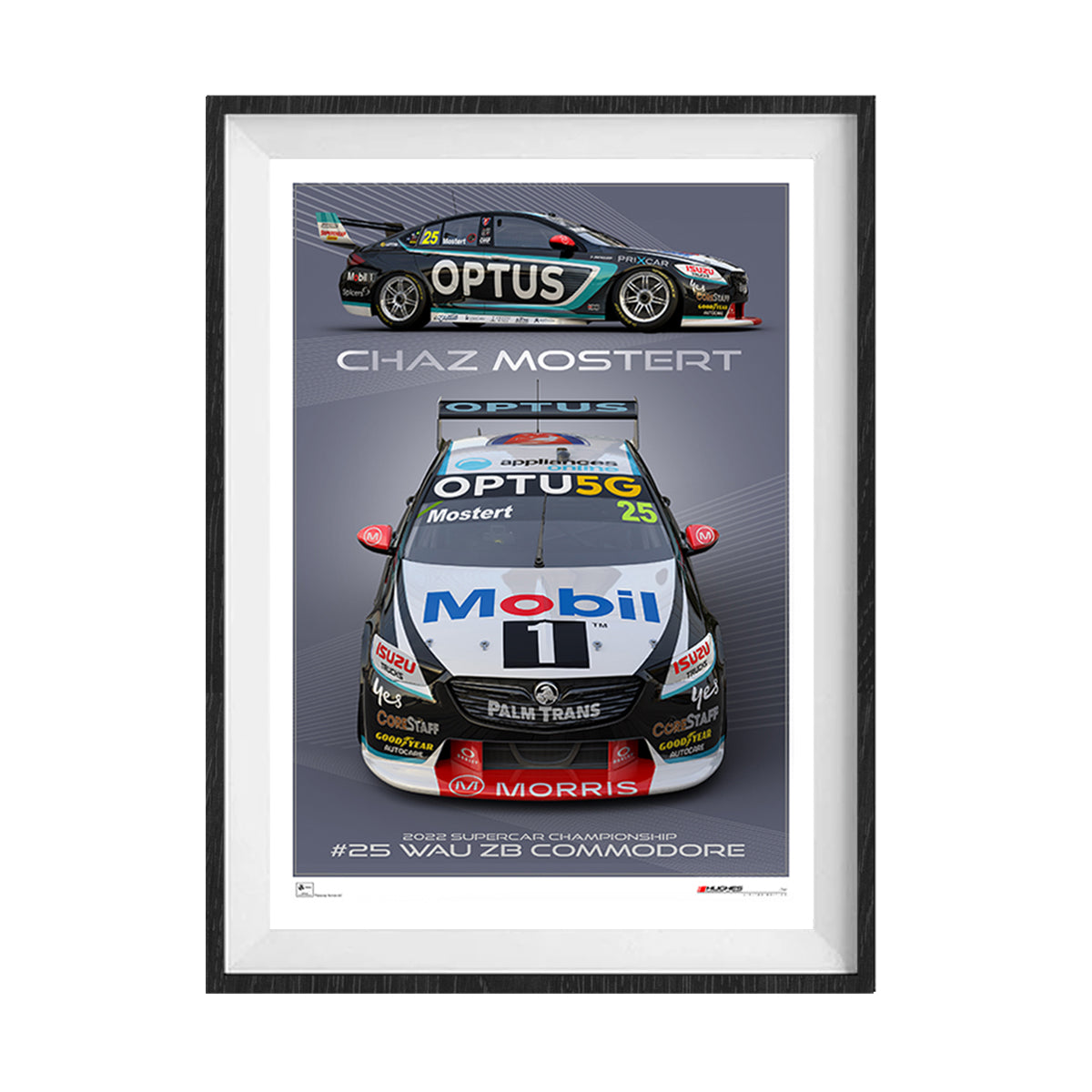2022 WAU CHAZ #25 Unframed Print – Walkinshaw Andretti United ...